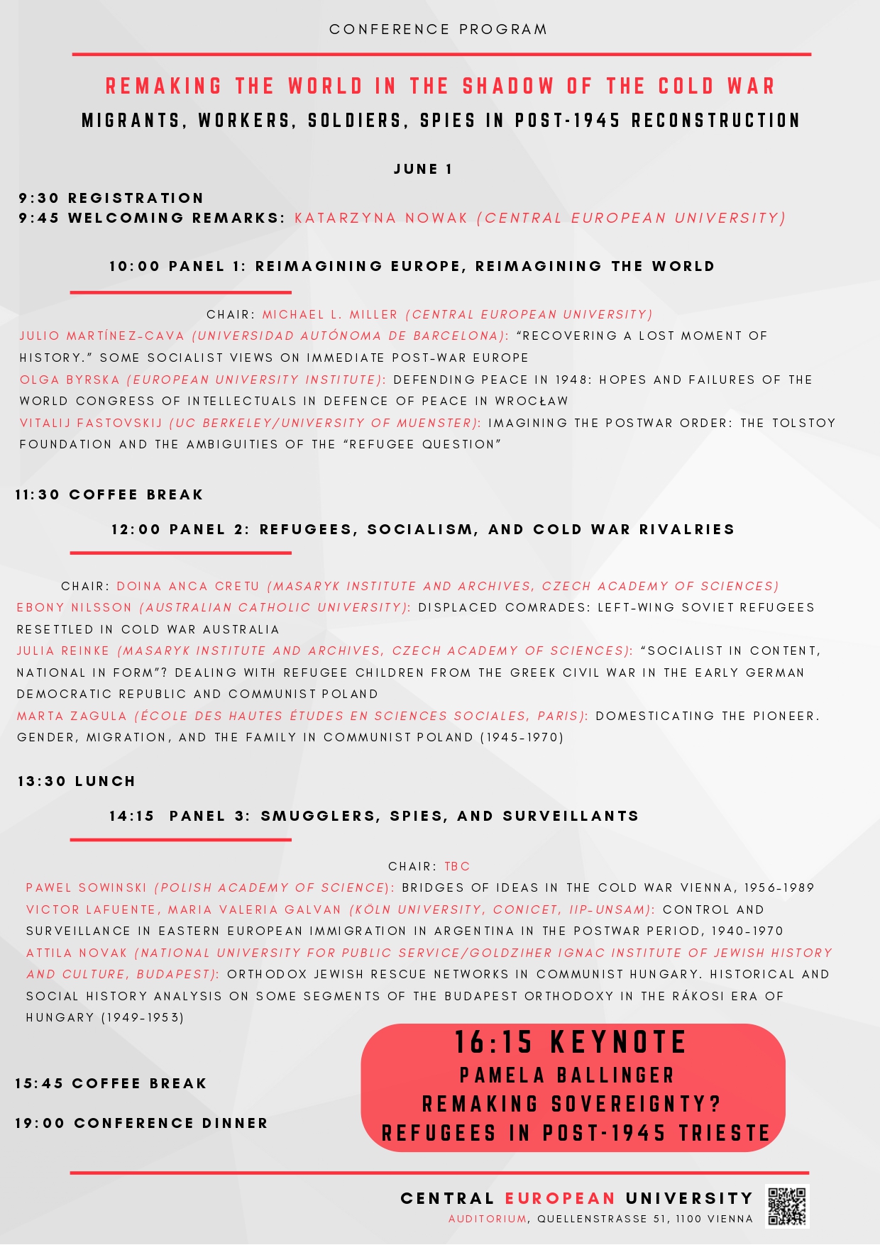 Remaking the World in the Shadow of the Cold War (Conference Program ...